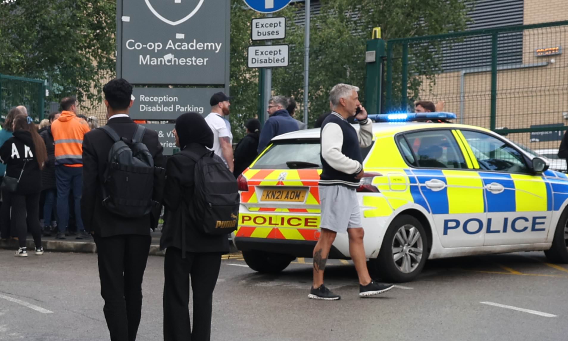 Hero teacher stabbed in neck by knife-wielding schoolgirl: Police ...