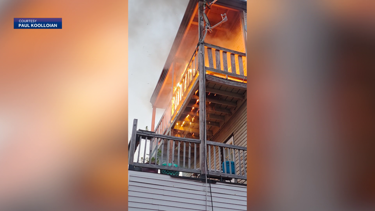 Crews battle fire at multifamily home in Chelsea