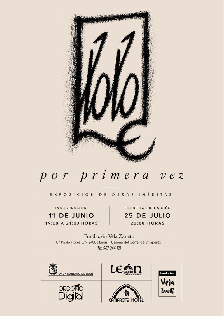 «Lolo: por primera vez», inéditos en la Fundación Vela Zanetti