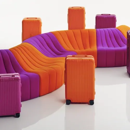 Rimowa hadirkan warna orange dan magenta yang bold untuk koleksi ...