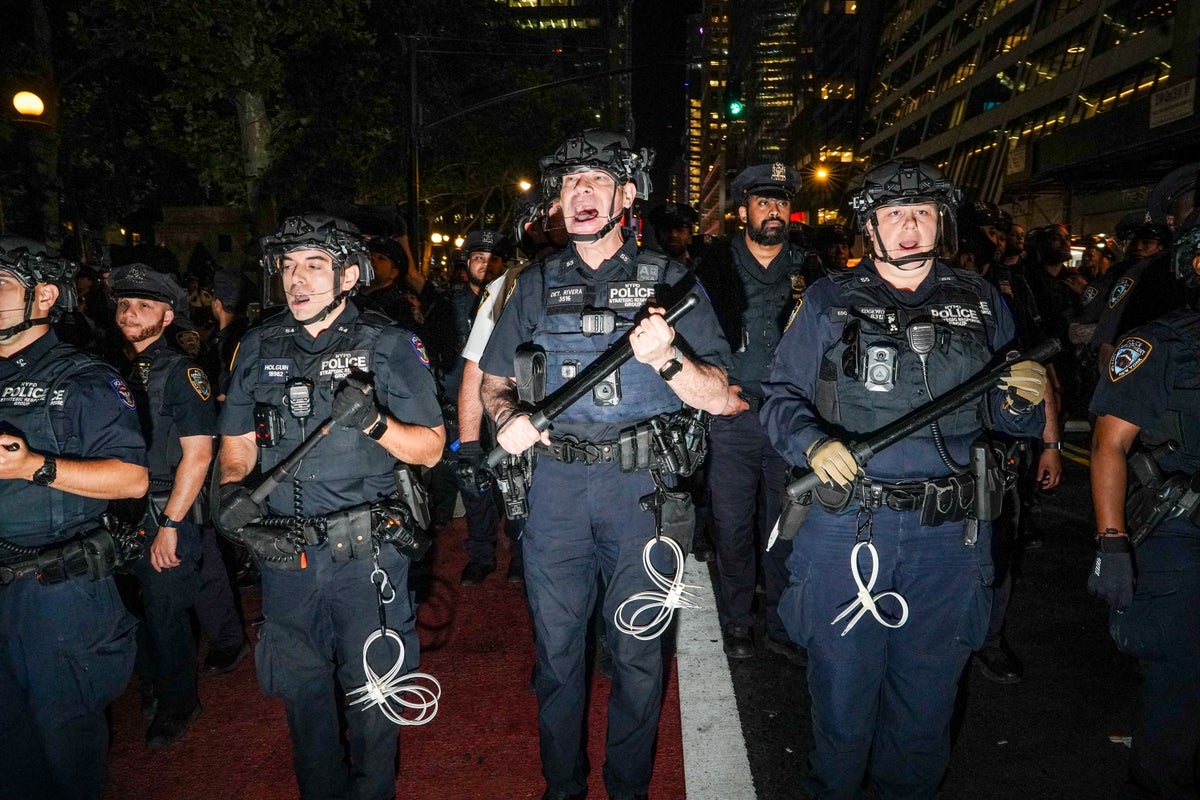 Knicks watch party descends into chaos as police pepper spray fans