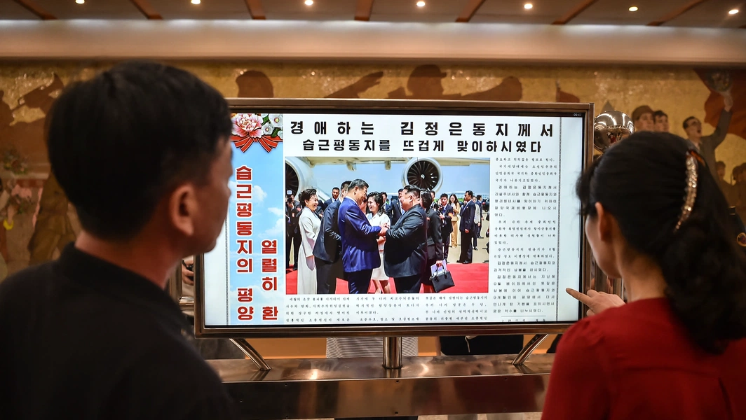 Xi and Kim vow deeper ties to counter US influence