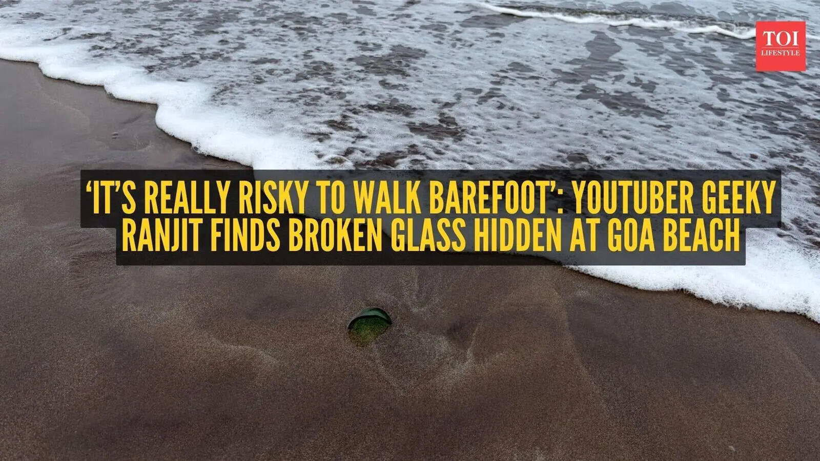 ‘What’s wrong with people?’: YouTuber flags dangerous broken glass ...