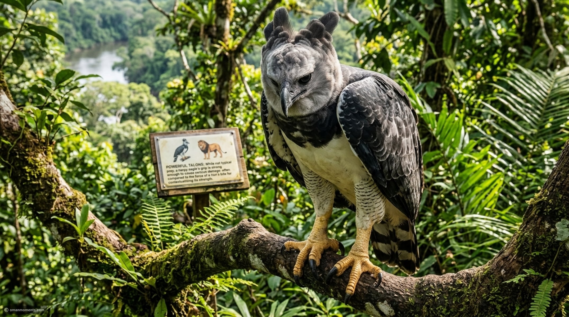 This bird has talons powerful enough to take down a lion