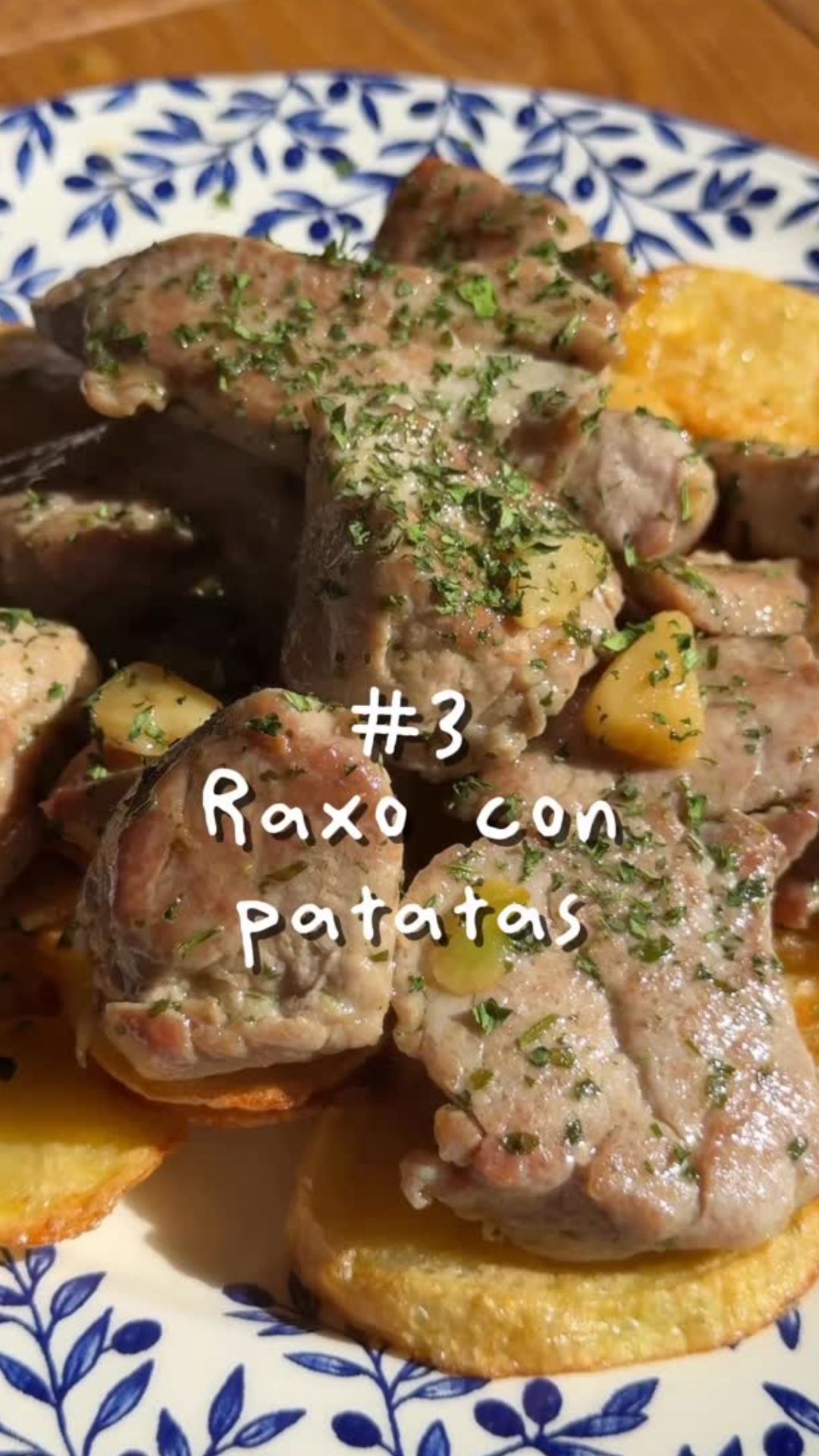 Garlic the Spanish way: Raxo con patatas recipe