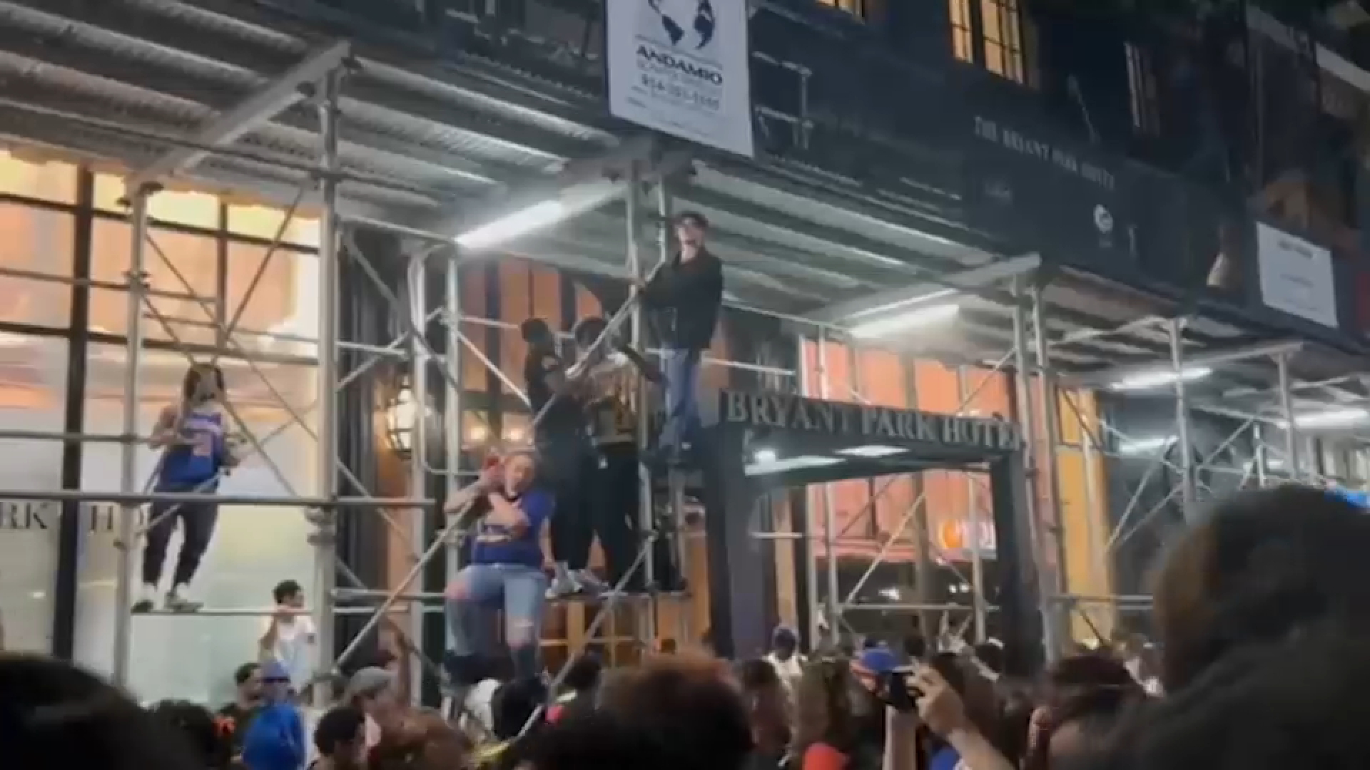 Knicks watch party at Bryant Park ends with 21 arrests after disorderly ...