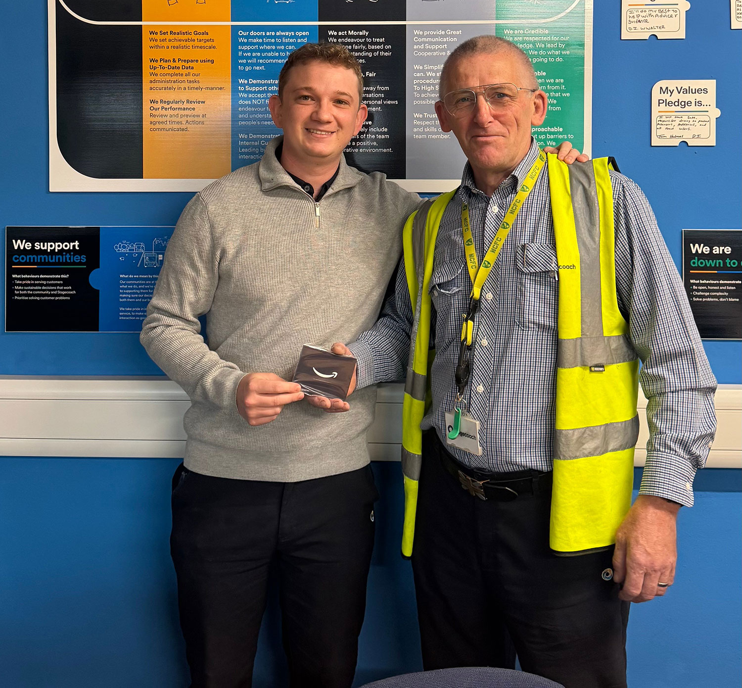 Local bus driver wins praise for response to medical emergency