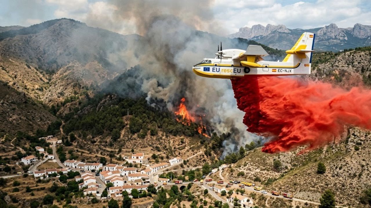 EU declares wildfire emergency — Spain, Greece and France on red alert