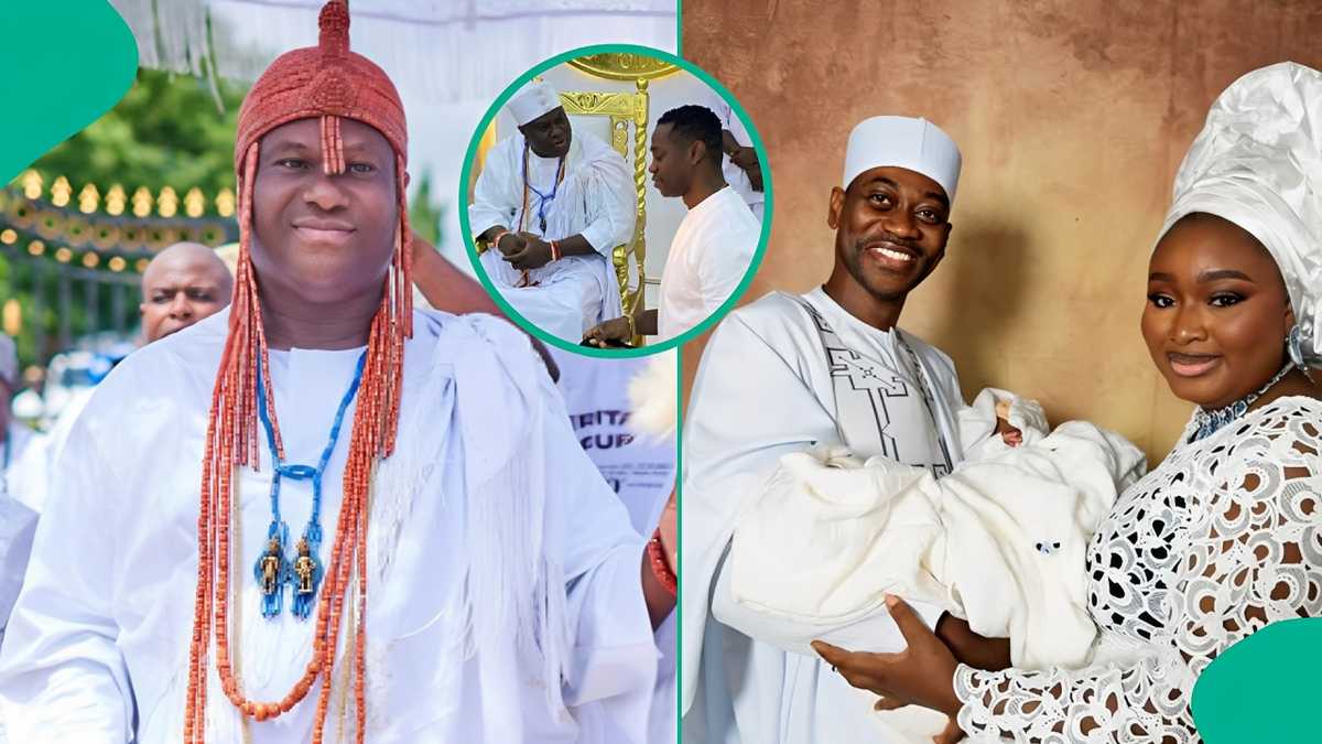 Video: Ooni of Ife teases Lateef Adedimjei as he celebrates actor's ...