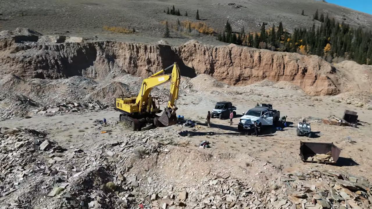 $500,000 excavator left for dead - then someone turned the key