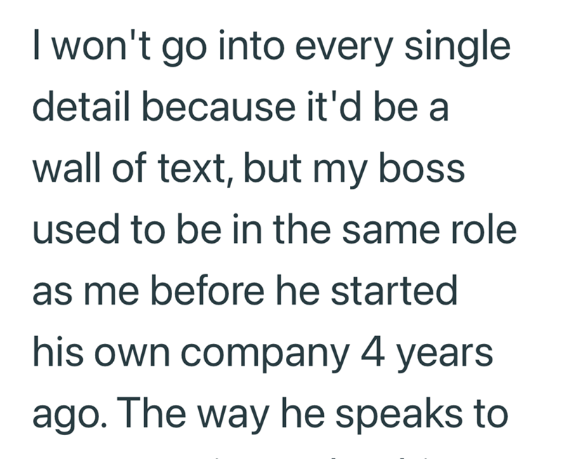 Guy who started his own business starts behaving like he forgot what it ...