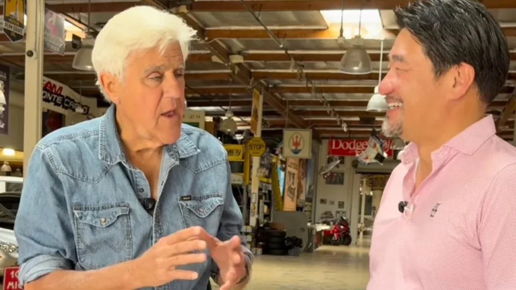 Jay Leno is asked what he thinks of the Ferrari Luce and he has a very ...