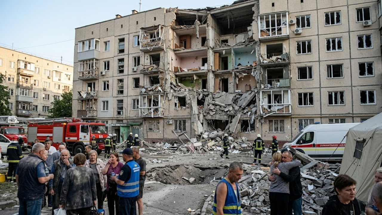 Deadly Kharkiv attack fuels Ukraine ceasefire push