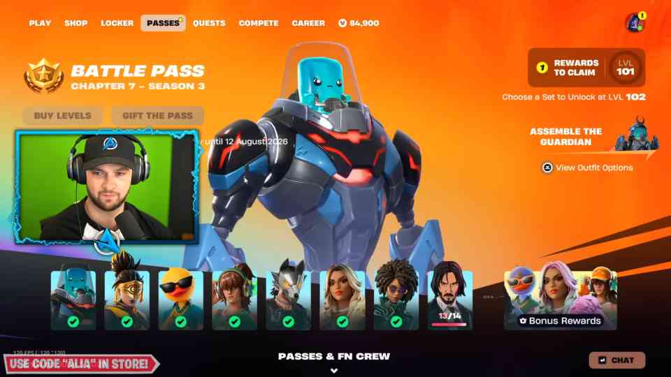 New Fortnite chapter 7 season 3 battle pass! (Insane skins)