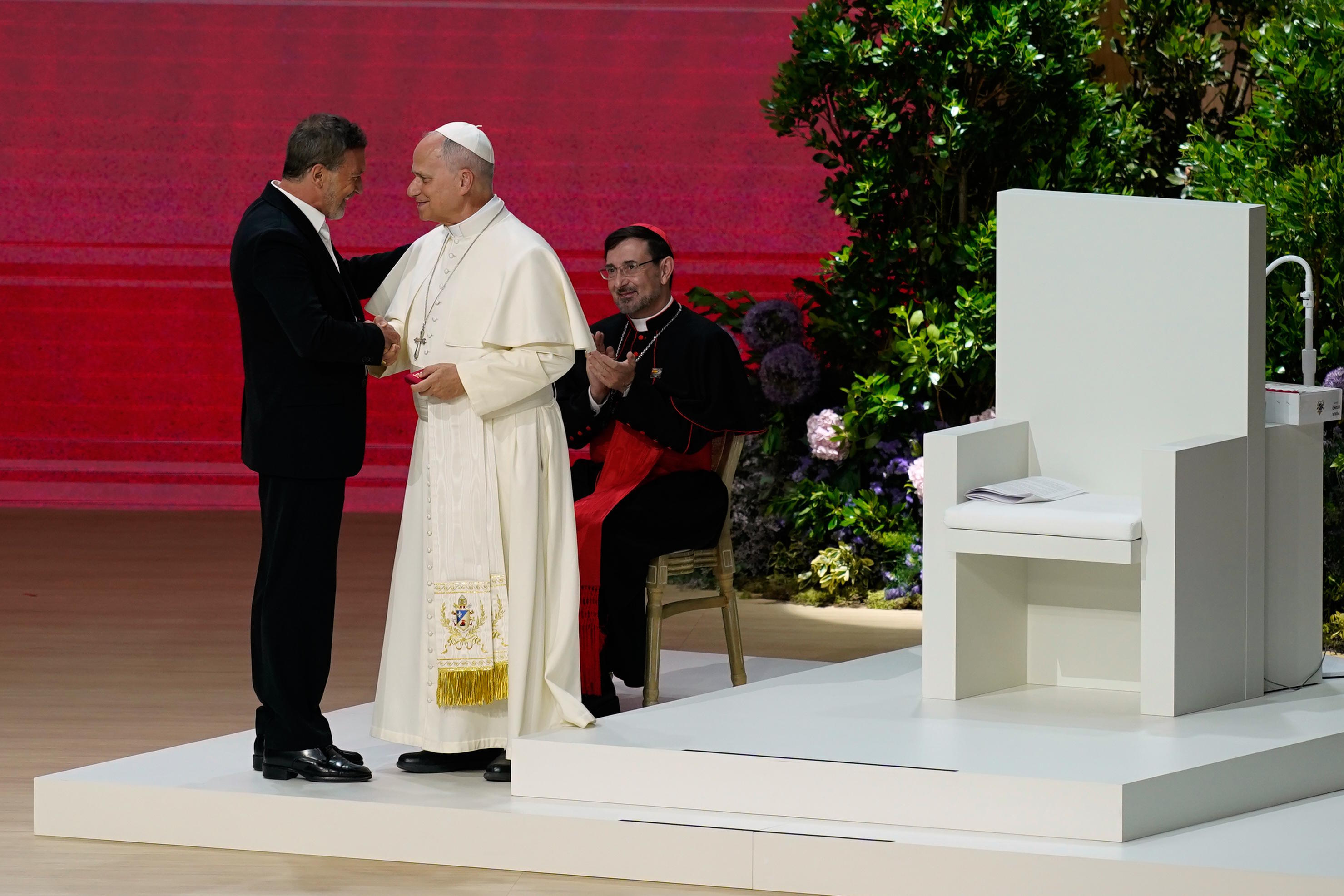 Banderas, after meeting the Pope: "Radiates humility and wisdom"