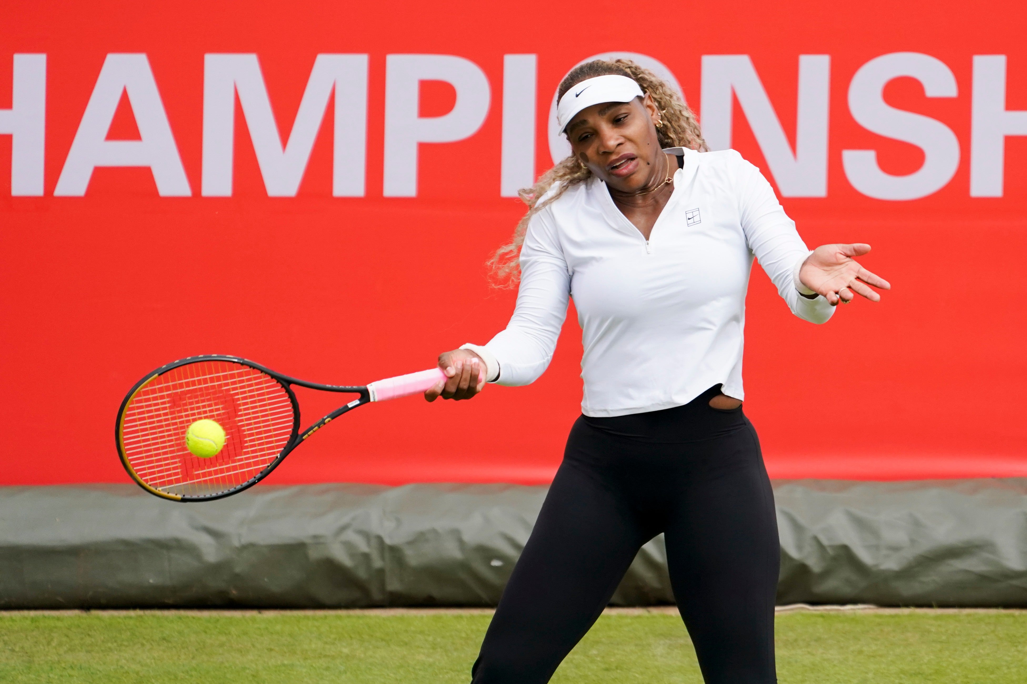 Williams, 44, triumphant on comeback in first match in four years