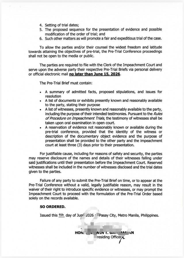 Sherwin Gatchalian orders parties to submit list of evidence, witnesses ...