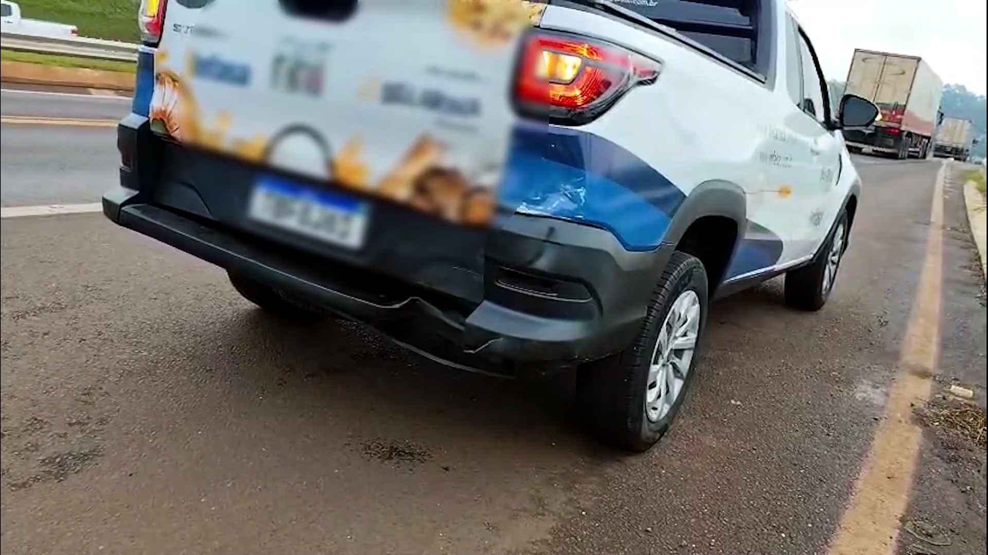 Fluxo intenso na BR-277 provoca mais uma colisão traseira em Cascavel