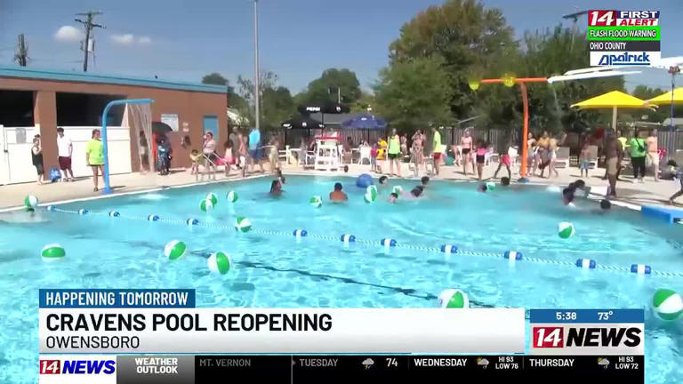 Craven’s Pool set to open Wednesday after mechanical delay
