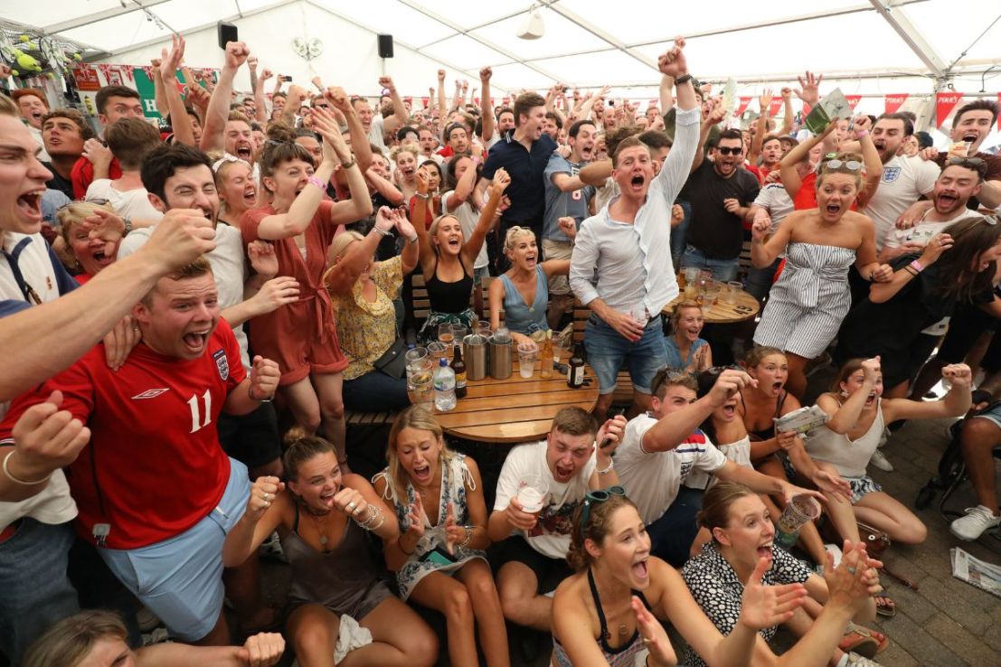 High streets score big after England World Cup win