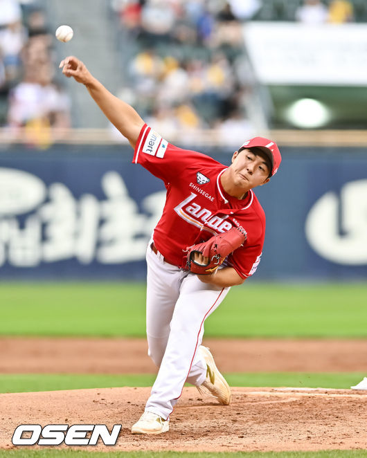 1군 데뷔전 나서는 SSG 선발 김민준