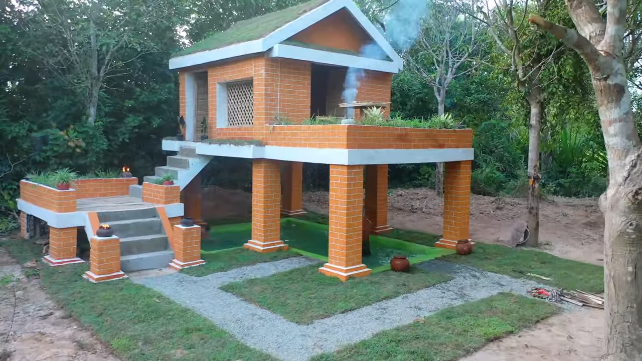 He built a jungle house… then made it look expensive