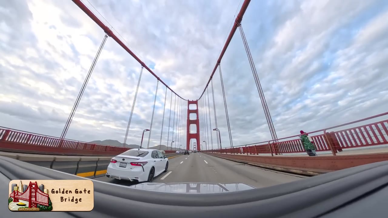 The golden bridge waiting at the end of America’s dream drive