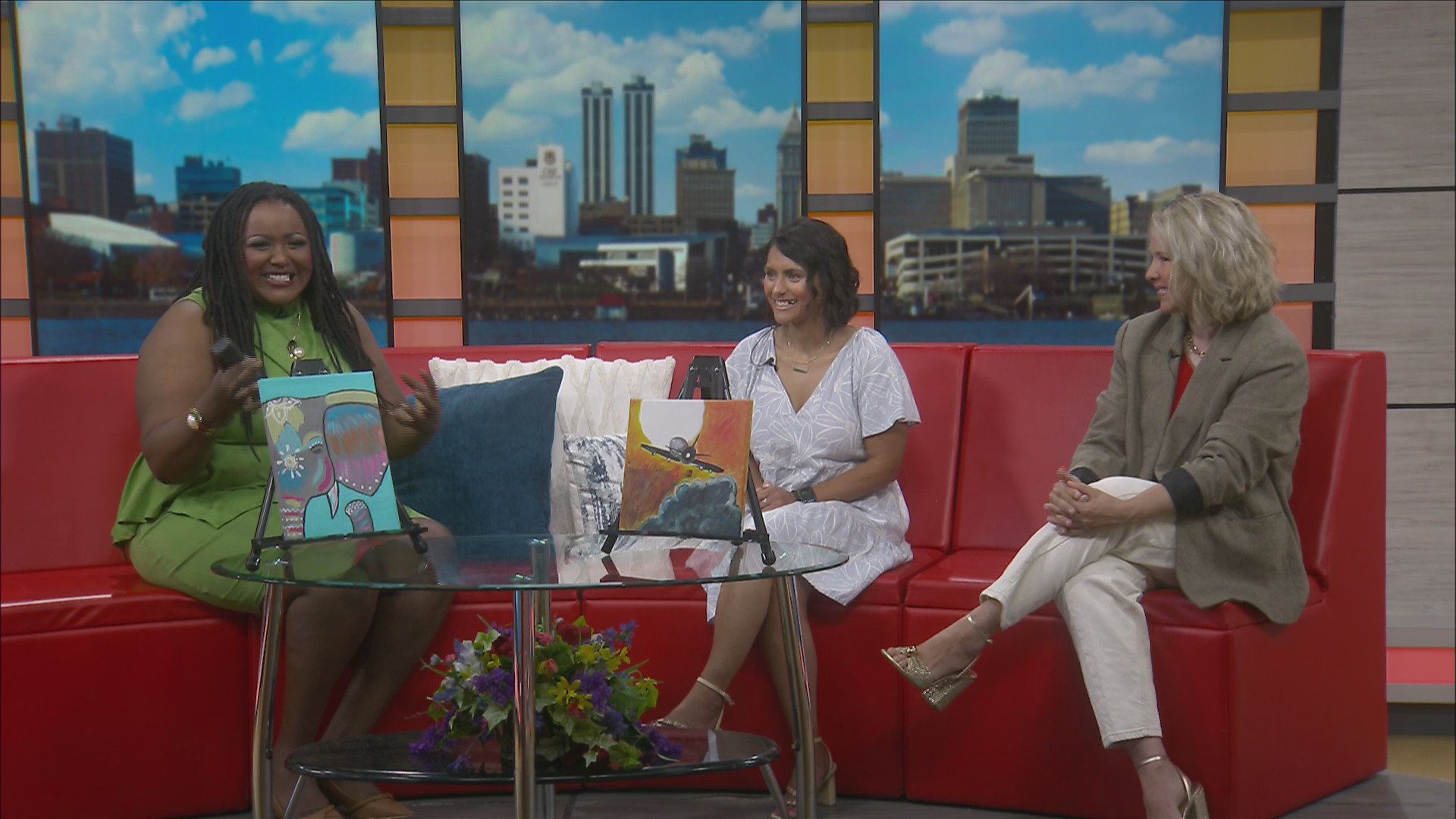 WMBD This Morning CWTC Inspiring Abilities Art Show
