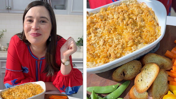 How to make cheesy deviled crab dip