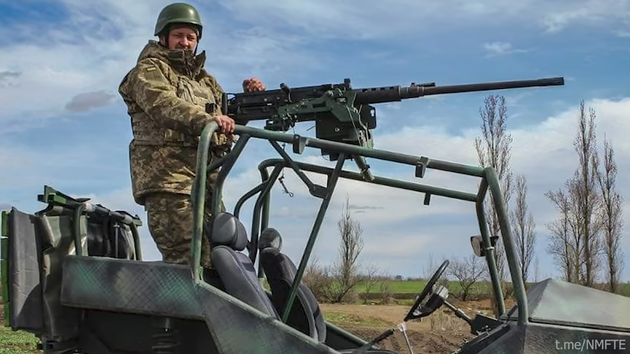 Putin's troops charged through the fog then the M2 Browning opened fire