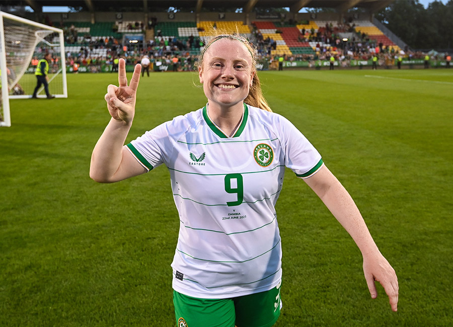 Amber Barrett's dad beams with pride as he says the girls in green are ...