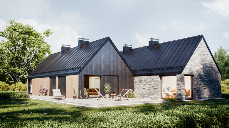 Why do some houses not have gutters?