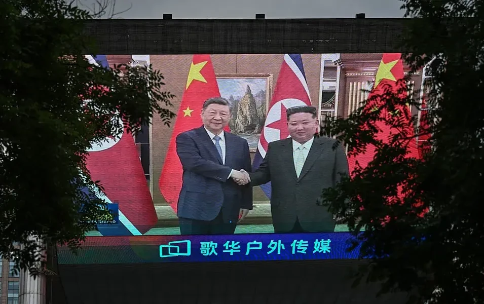 Xi and Kim vow deeper ties to counter US influence