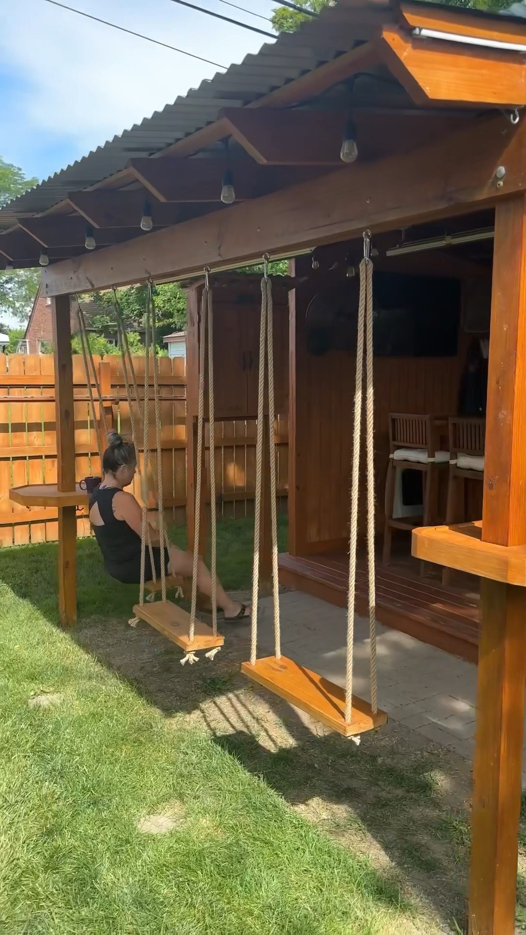 I added some swings to the bar