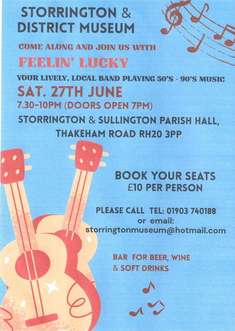Music night in Storrington - Feelin' lucky - June 27