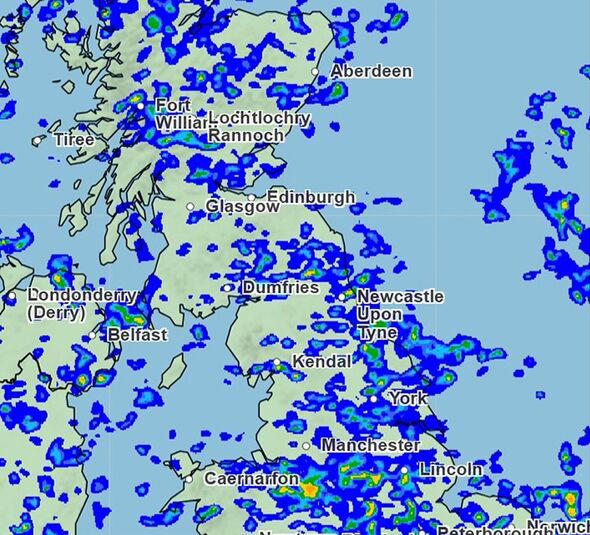 Met Office names 13 areas facing hail and thunder on Wednesday