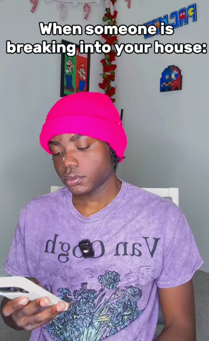 When someone breaks into your house
