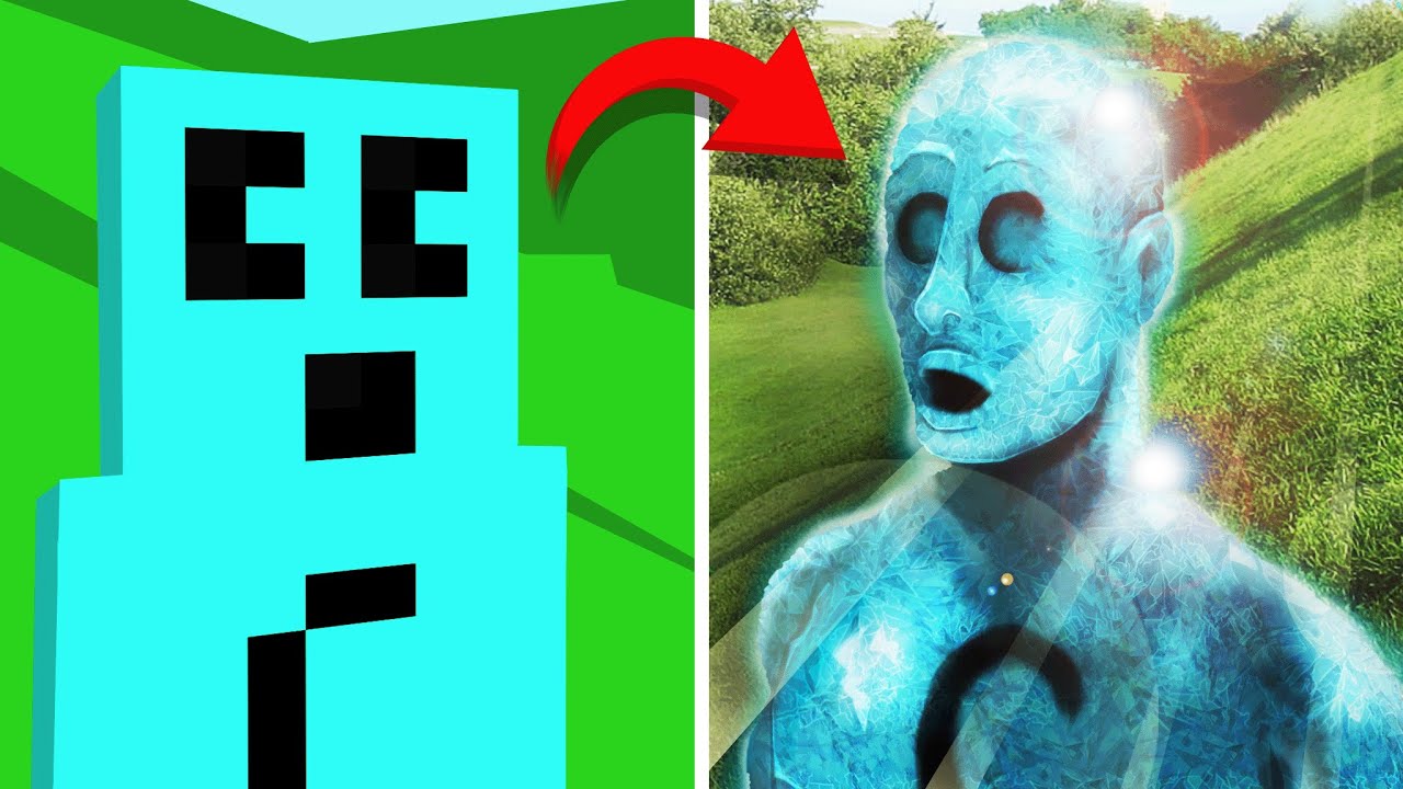 Watching the Minecraft world get more realistic with every step