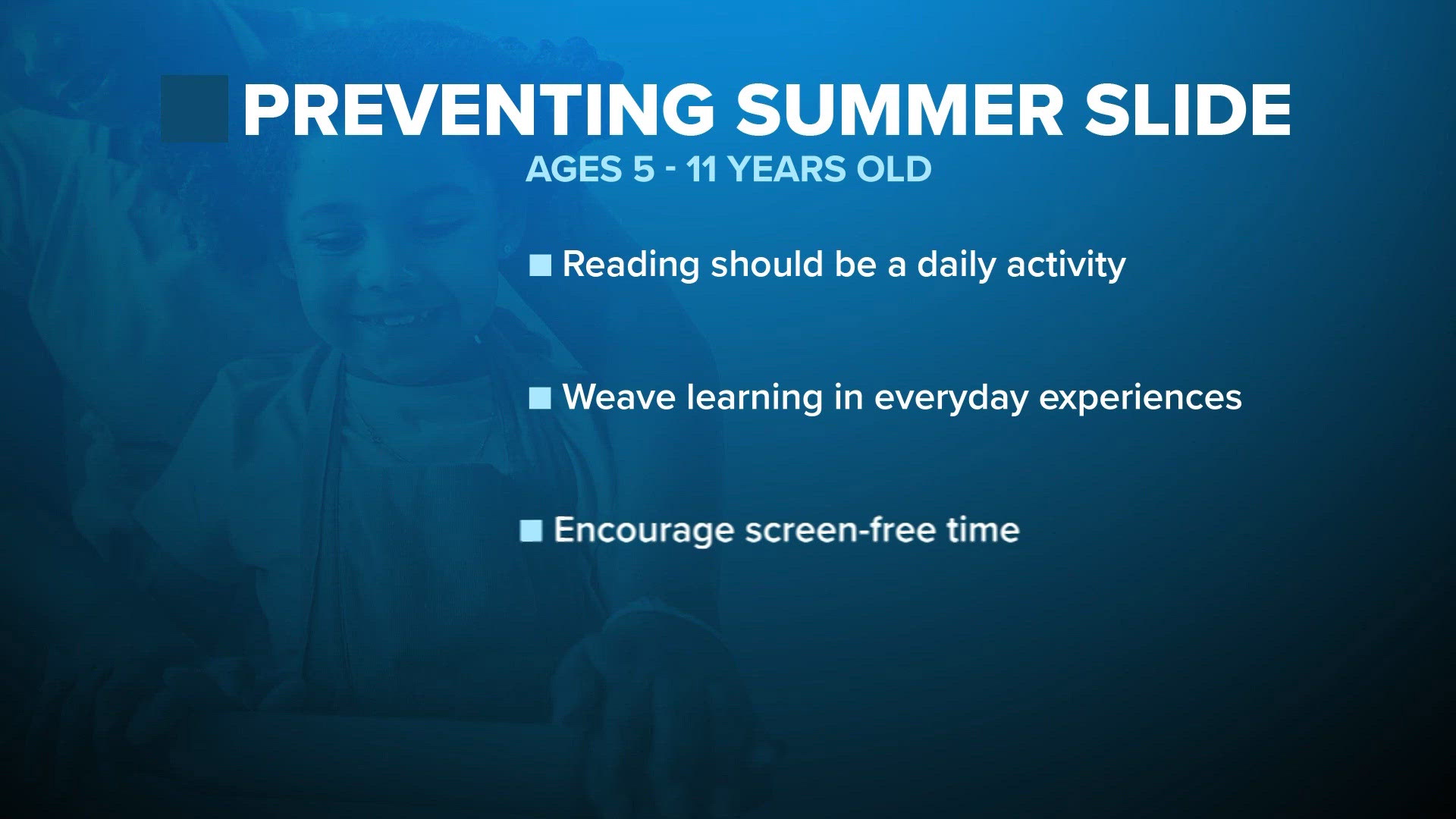Tips to avoid summer slide