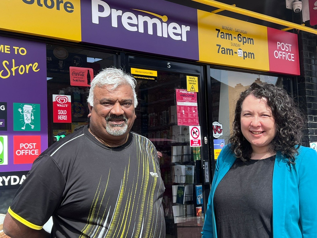 Victoria Collins visits Wheathampstead Post Office to champion local ...