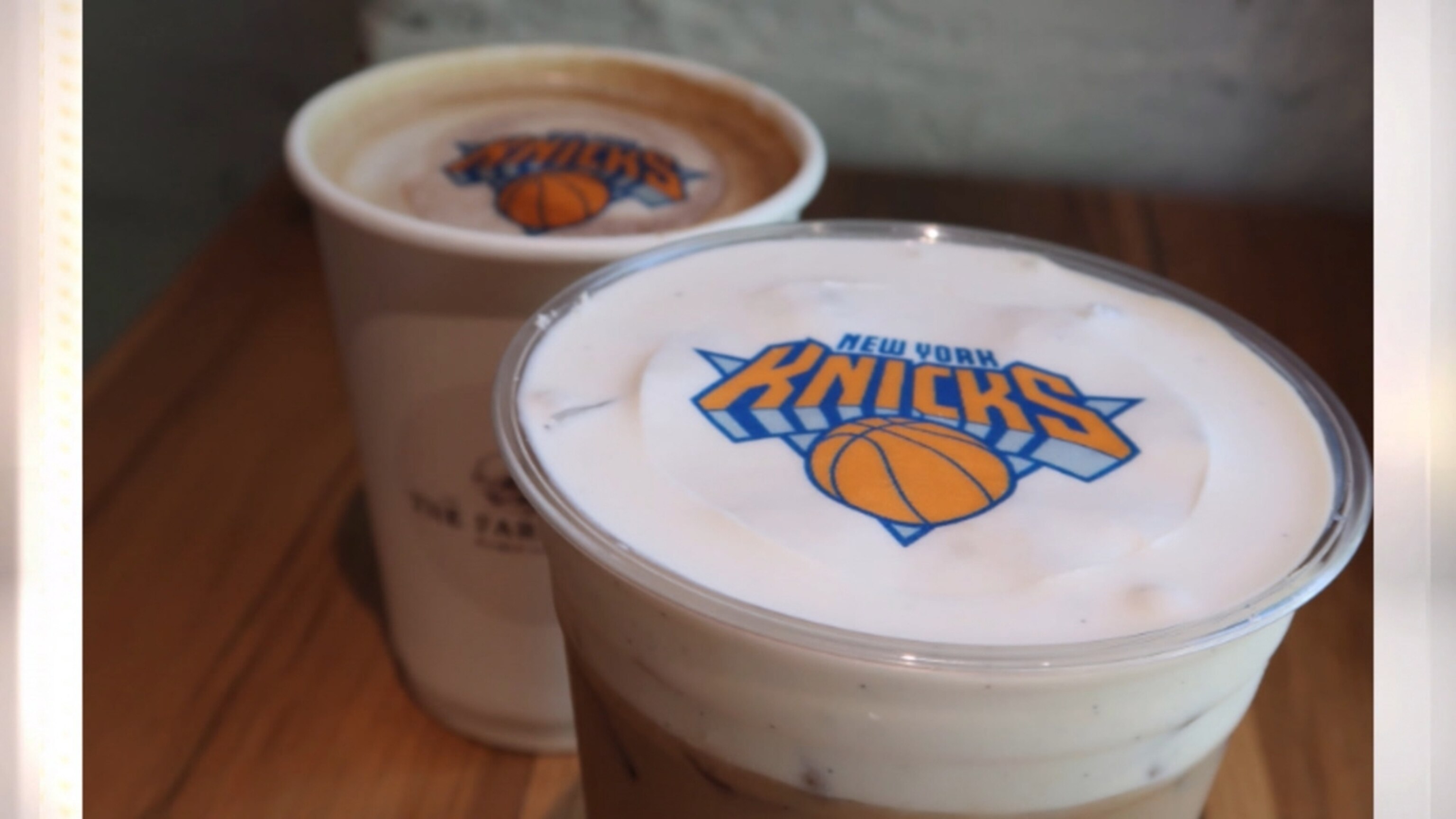 New York coffee shop goes viral with Knicks spirit