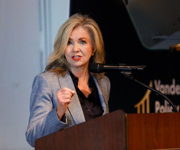 Sen. Marsha Blackburn to Newsmax: Dems use workers as pawns