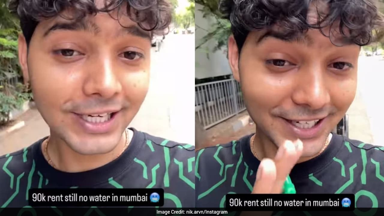 Mumbai man paying Rs 90,000 rent highlights water shortage in housing ...