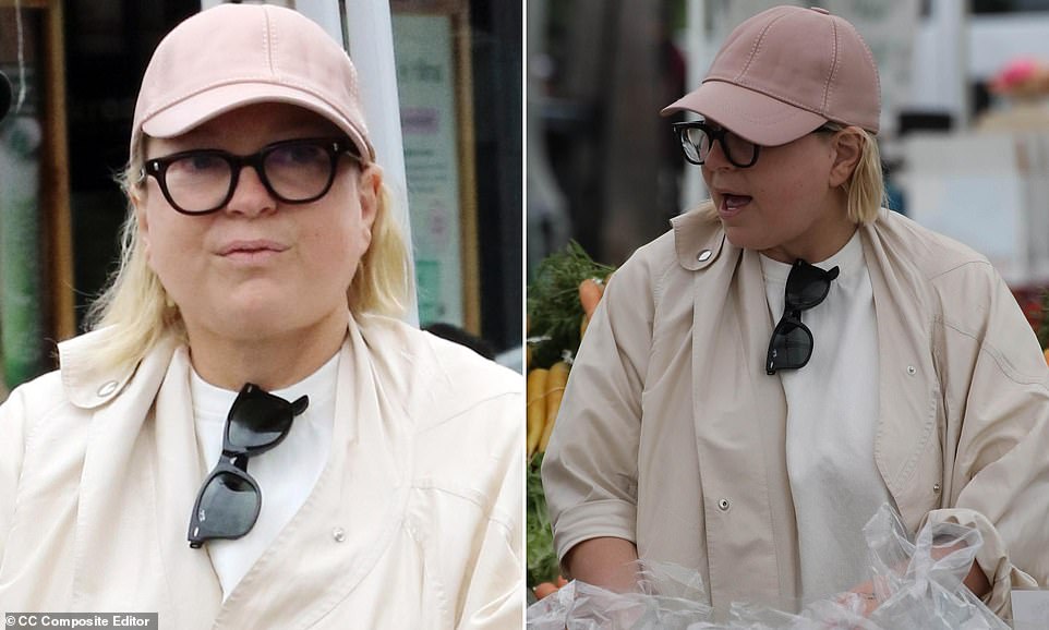 Sia spotted during a rare public outing at an LA farmers' market