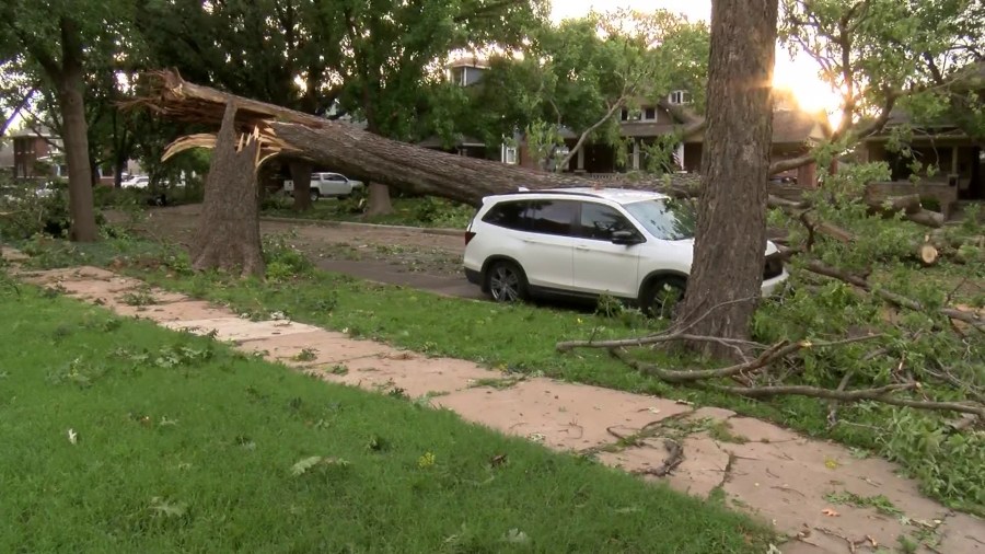 Severe storm with destructive reported 113 mph wind gust hits Salina ...