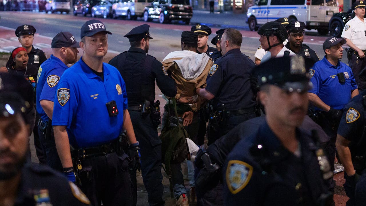 Fights at Bryant Park watch party lead to multiple arrests as pepper ...