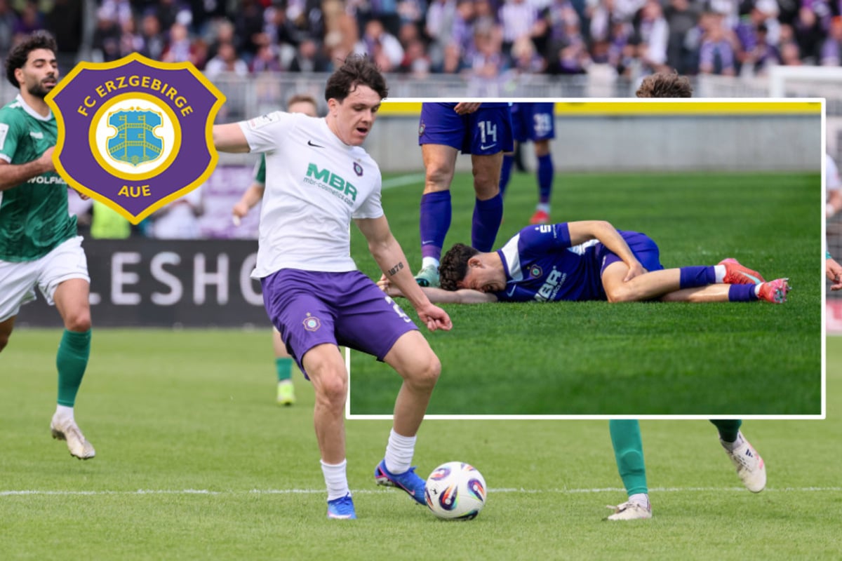 Hinter Aue-Kicker Maxim Burghardt liegen Tage voller Schmerzen: "Hat ...