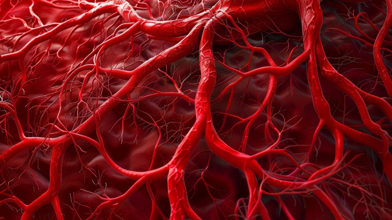 Your body’s blood vessels would stretch about 60,000 miles end to end
