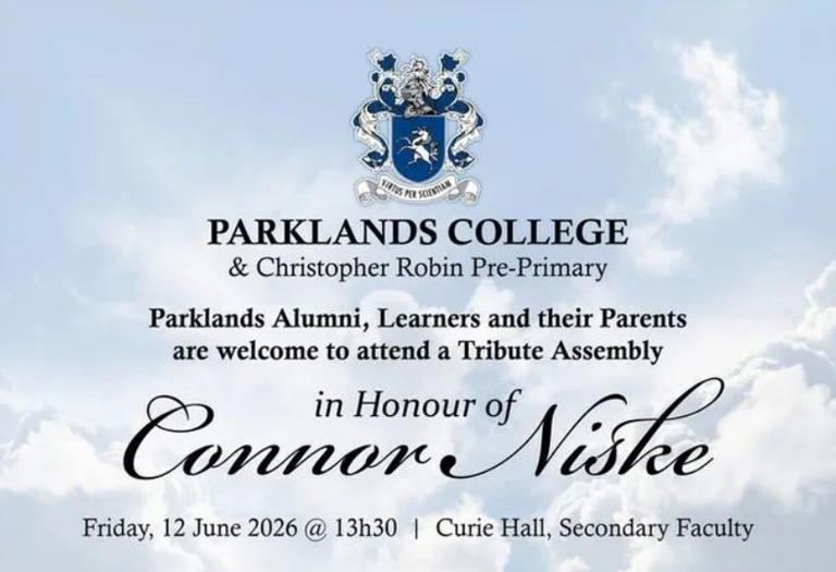 RIP | Parklands College in mourning after head boy dies