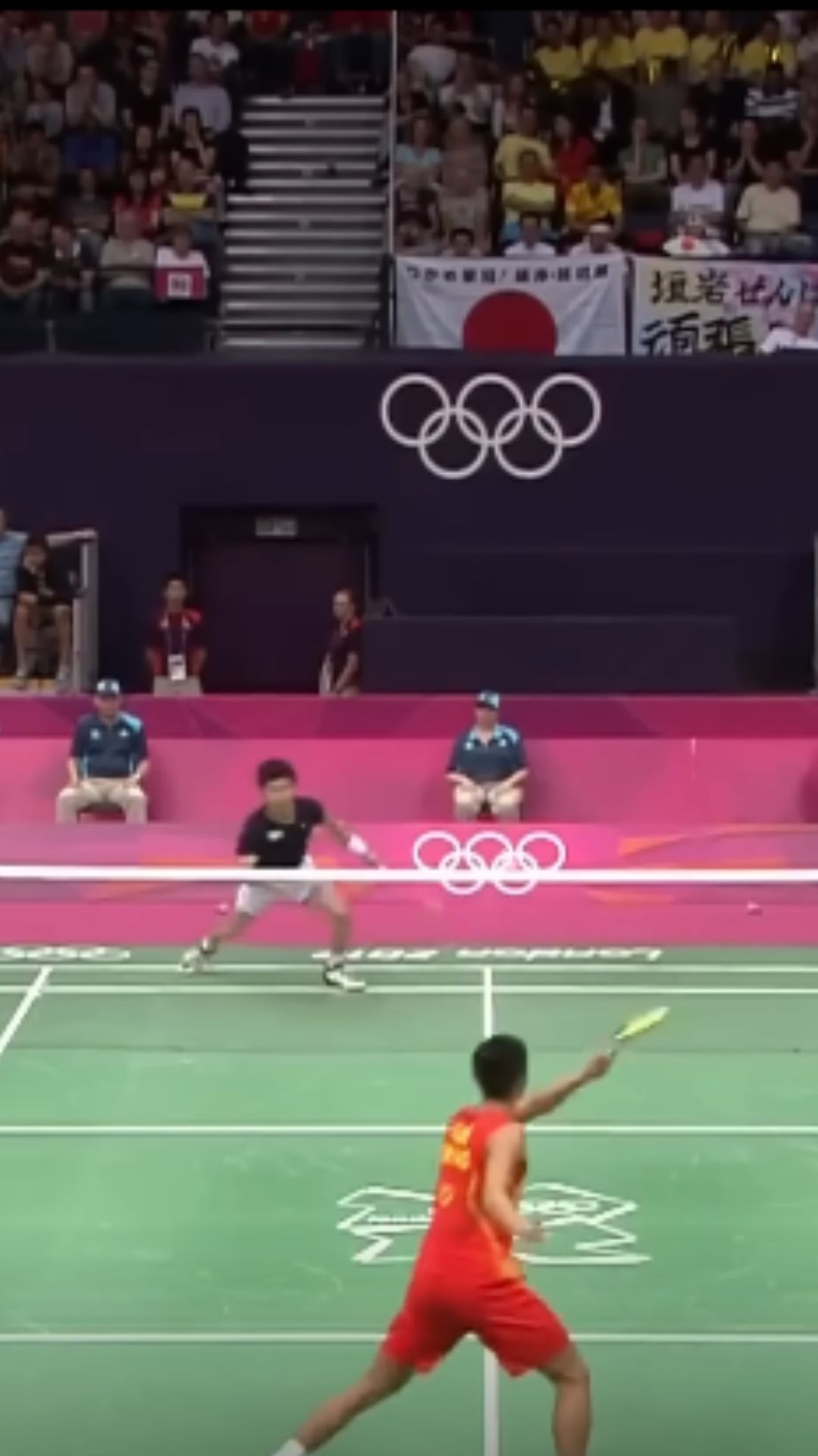 Lin Dan's iconic rally vs Sho Sasaki at 2012 London Olympics